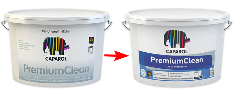 Caparol Premium Clean - матовая интерьерная краска премиум-класса